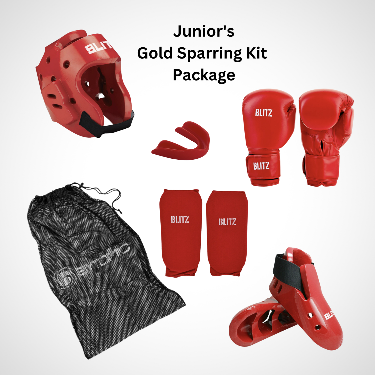 Junior Gold Sparring Kit Package – Blaze Martial Arts & Personal Safety